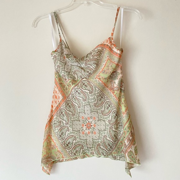 Takara | Tops | Takara Womens Floral String Tank Top M Preowned | Poshmark